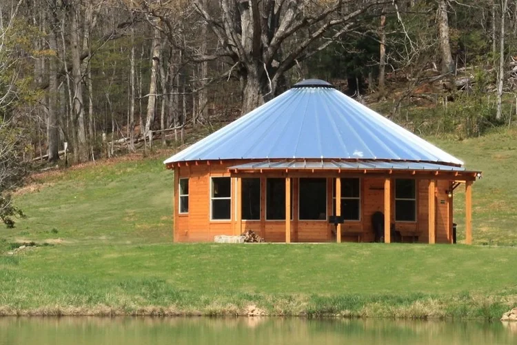 Ponderosa Thirty Five | 35-Foot Yurt Kit | Large Prefab Wooden Yurt ...