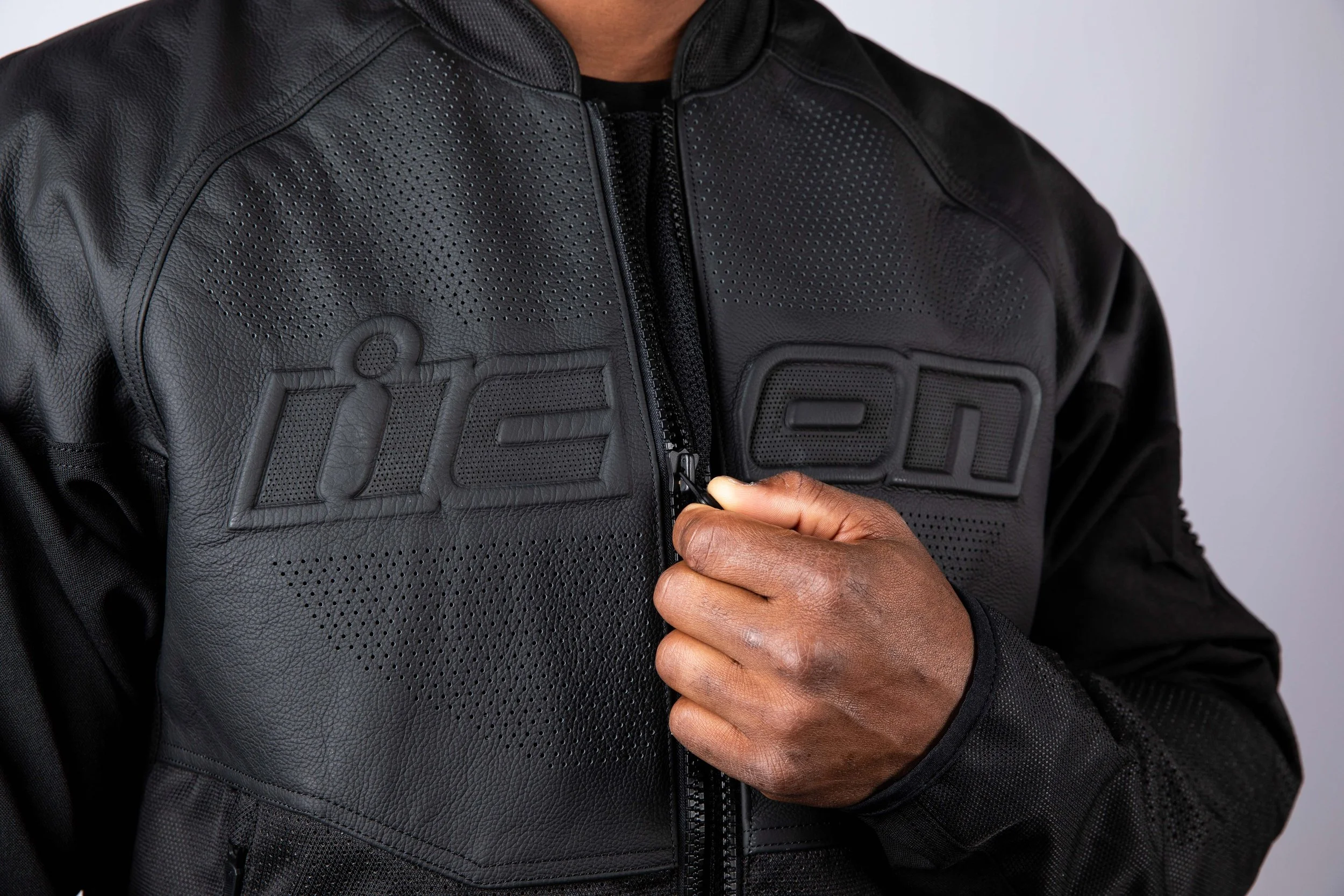 Men's Overlord 3 Leather Jacket — Ride Icon