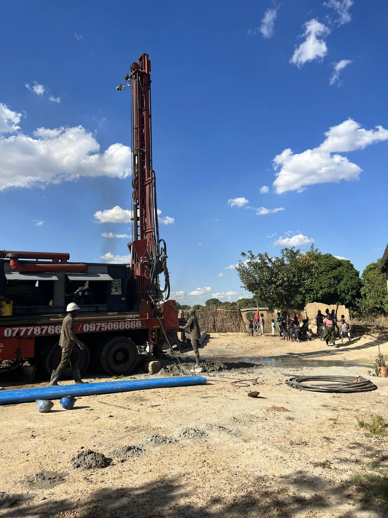 Drilling a Community Well - 2024 — Sakamana