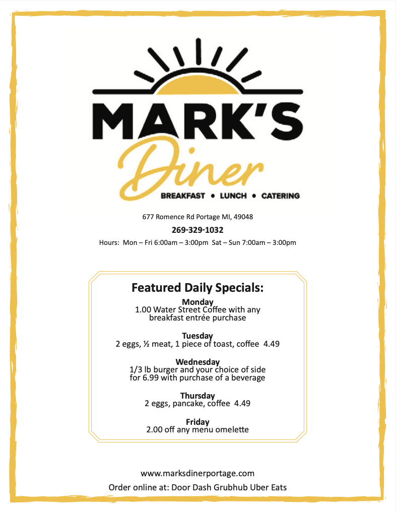 Mark's Diner Portage