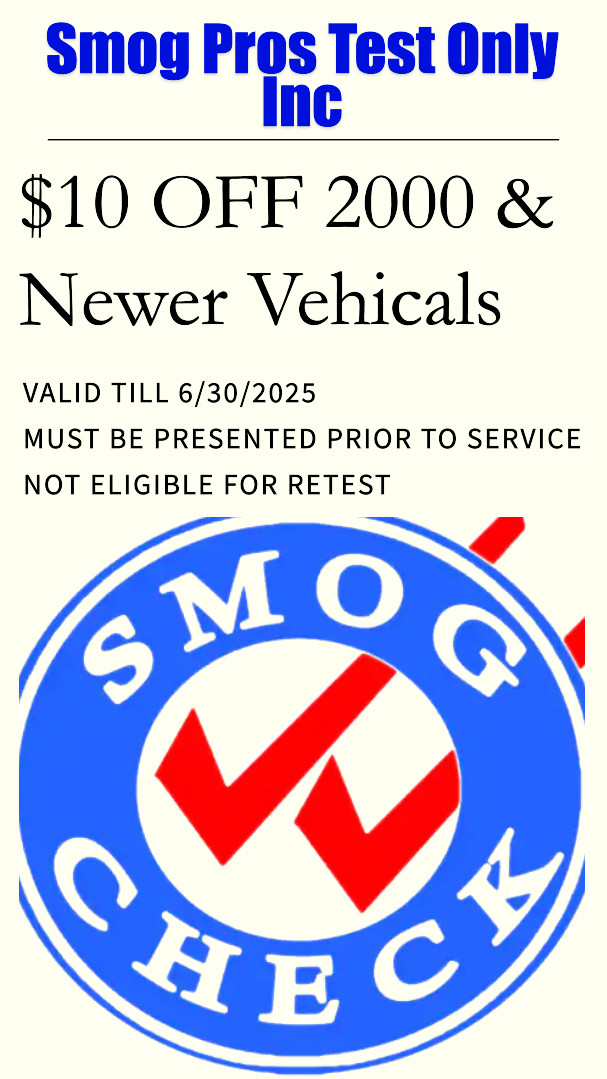Coupons — Smog Pros Test Only