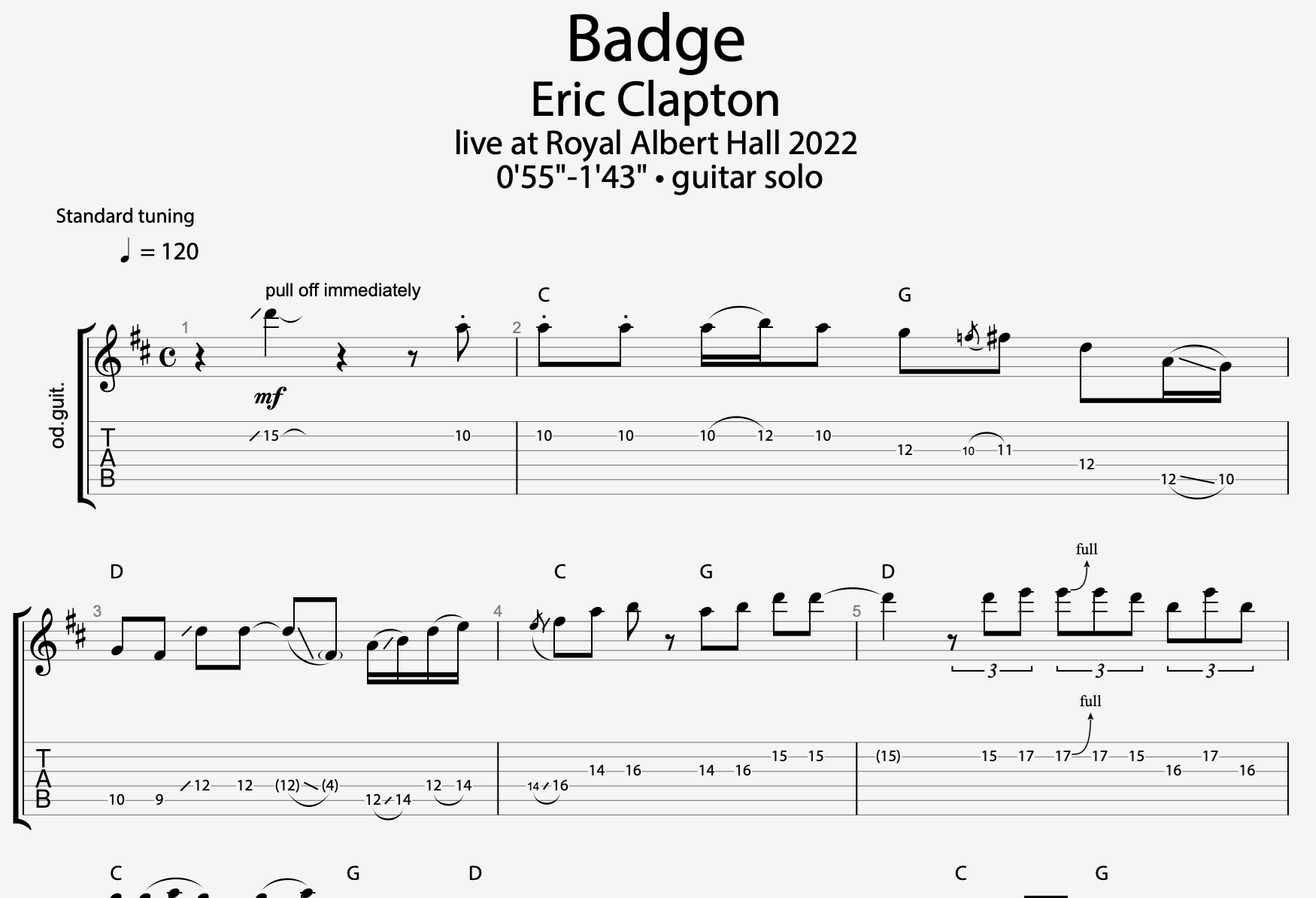 Key to The Highway guitar solo • Royal Albert Hall 1991 • Eric Clapton ...