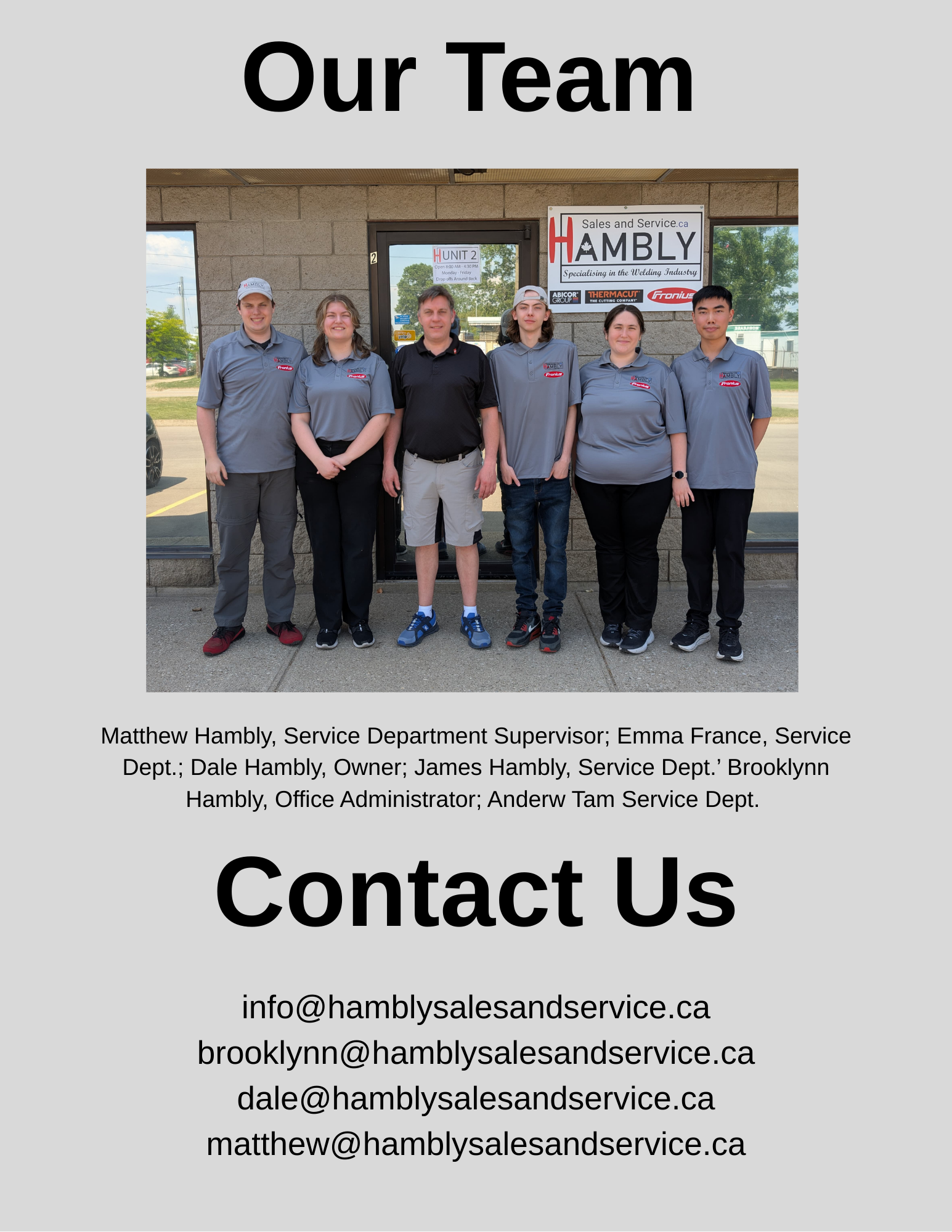 Hambly Sales and Service
