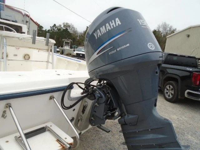 USED YAMAHA F150 150 HP 25" FOUR 4-STROKE OUTBOARD BOAT MOTOR ENGINE ...