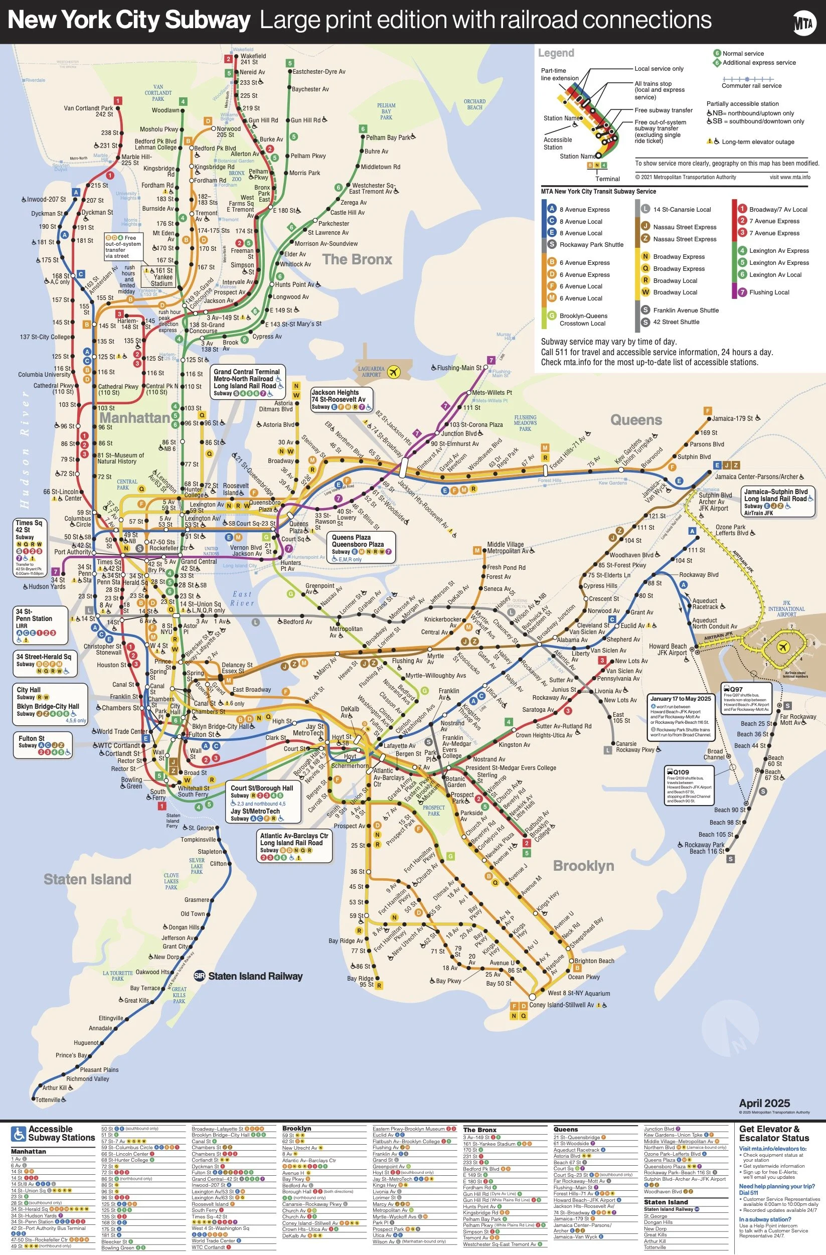 MTA now has two separate types of NYC Subway maps — DOOBYBRAIN.COM