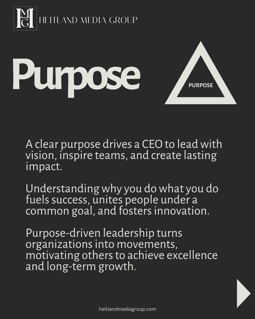 The CEO Thought Leadership Framework — HEITLAND MEDIA GROUP
