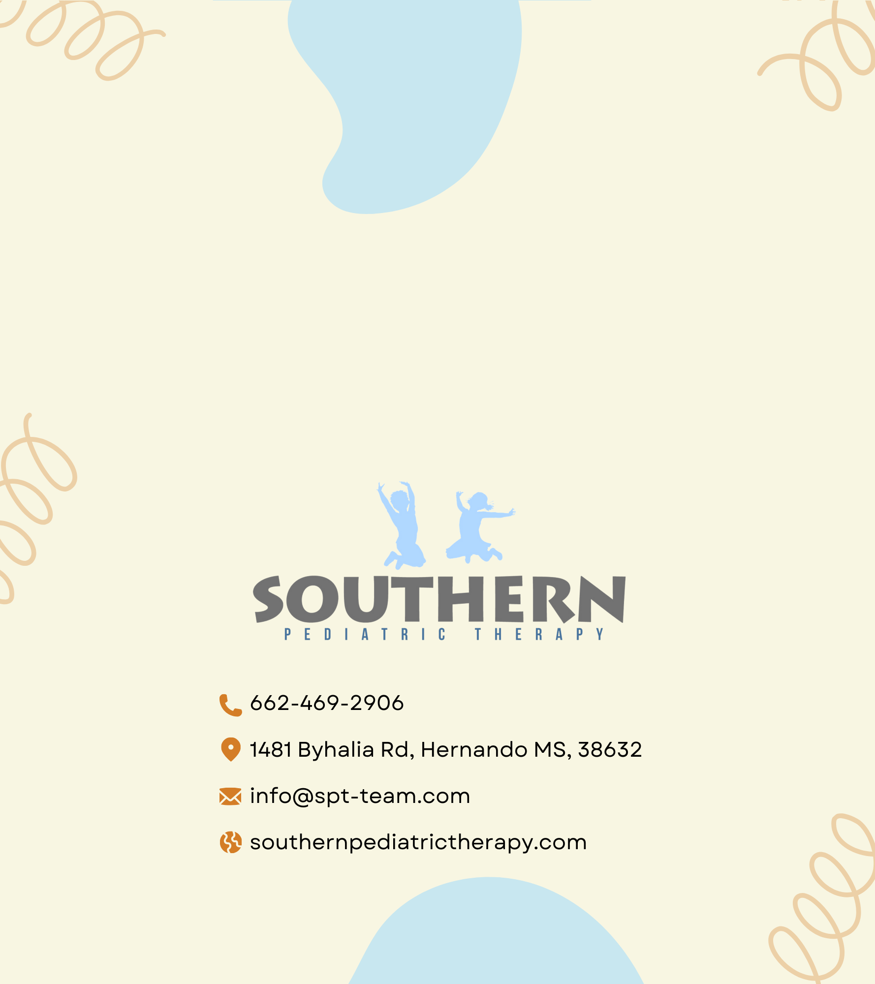 Speech (ST) Brochure | Explore Speech Services — Southern Pediatric Therapy