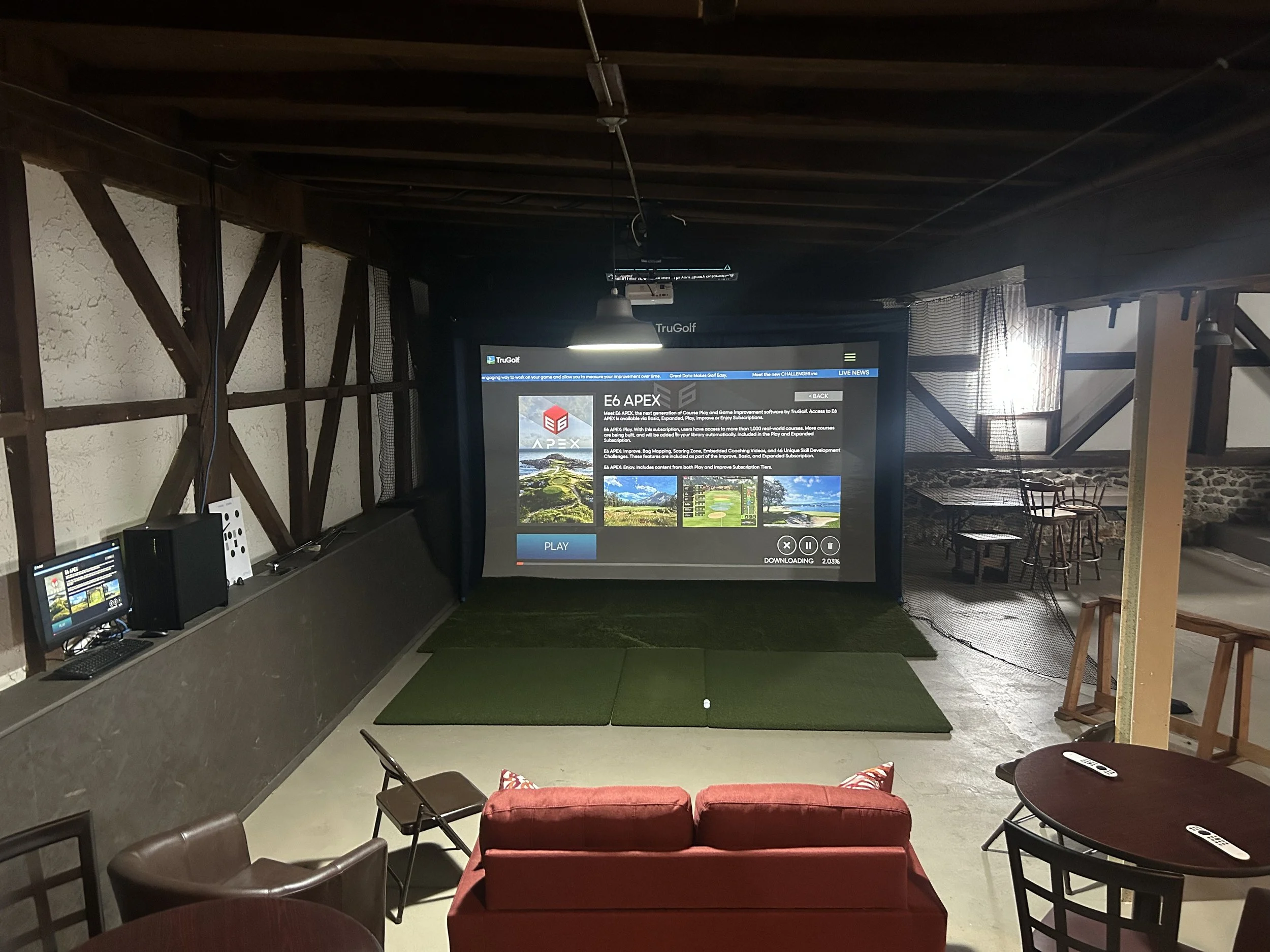 Indoor Golf — Elk Valley Golf Course