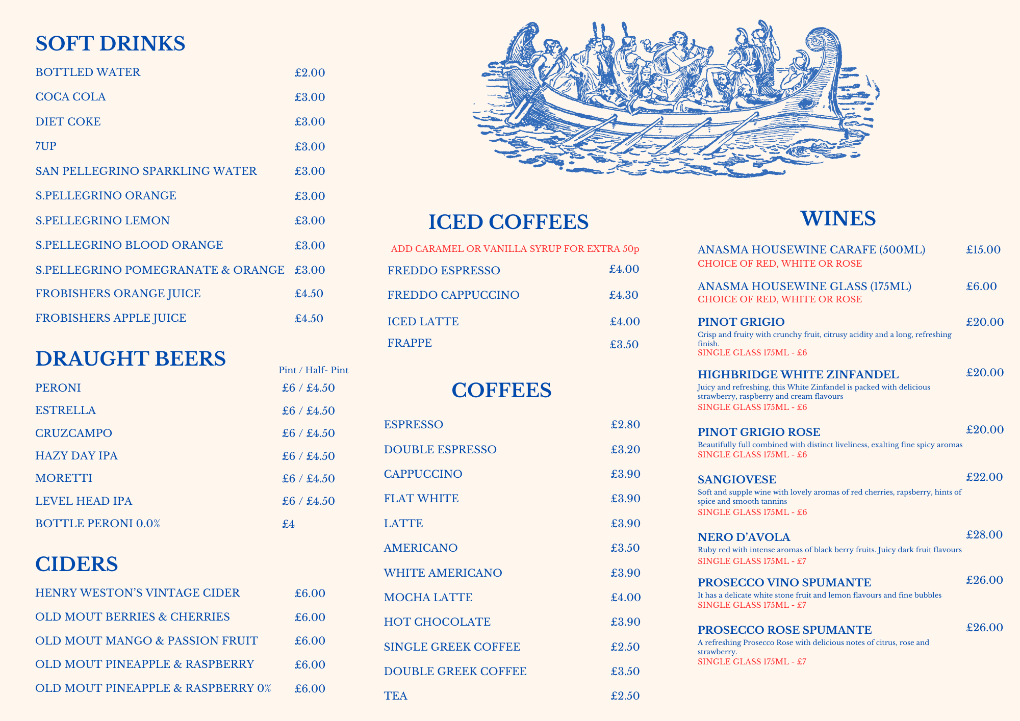 Odyssey Menu — ANASMA