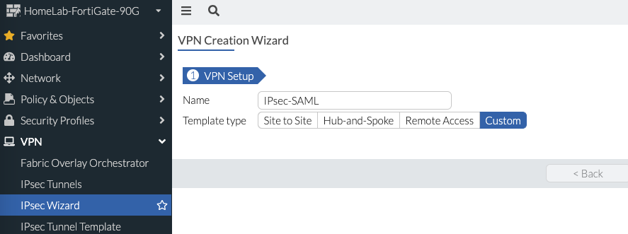 FortiGate IPsec VPN with SAML — Andrew Travis