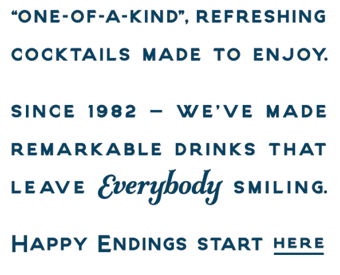 Happy Ending Premium Cocktails