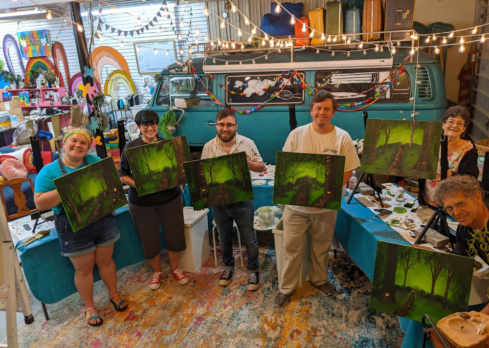 Learn to paint with Bob Ross and Chris Severn! — Let's Paint a Picture!