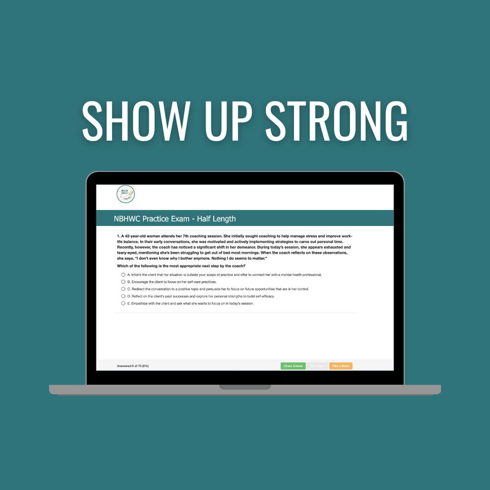 Practice Exams — Shop | Ace Your Exams Now — Health Coach Study Hall