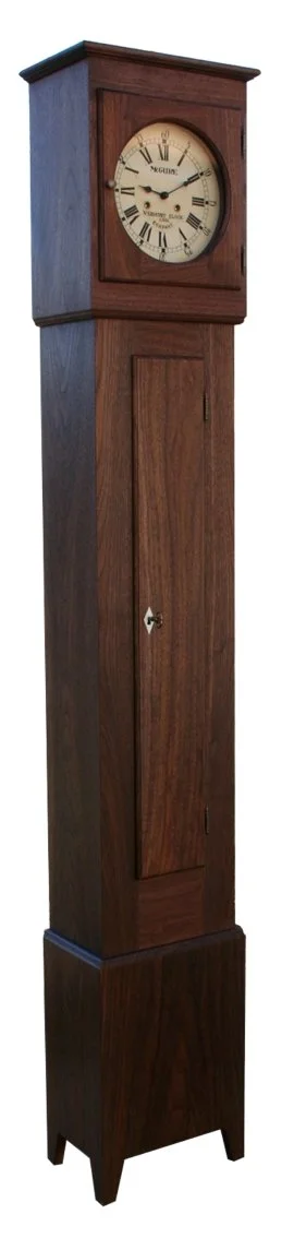 shaker clocks handcrafted in solid wood — Vermont clock company