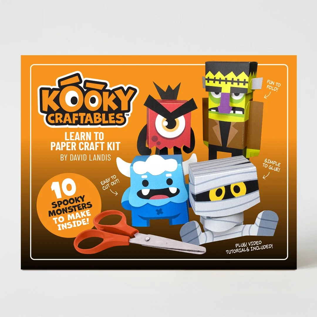 Kooky Craftables Paper Craft Kit - Spooky Monsters — Kooky Craftables