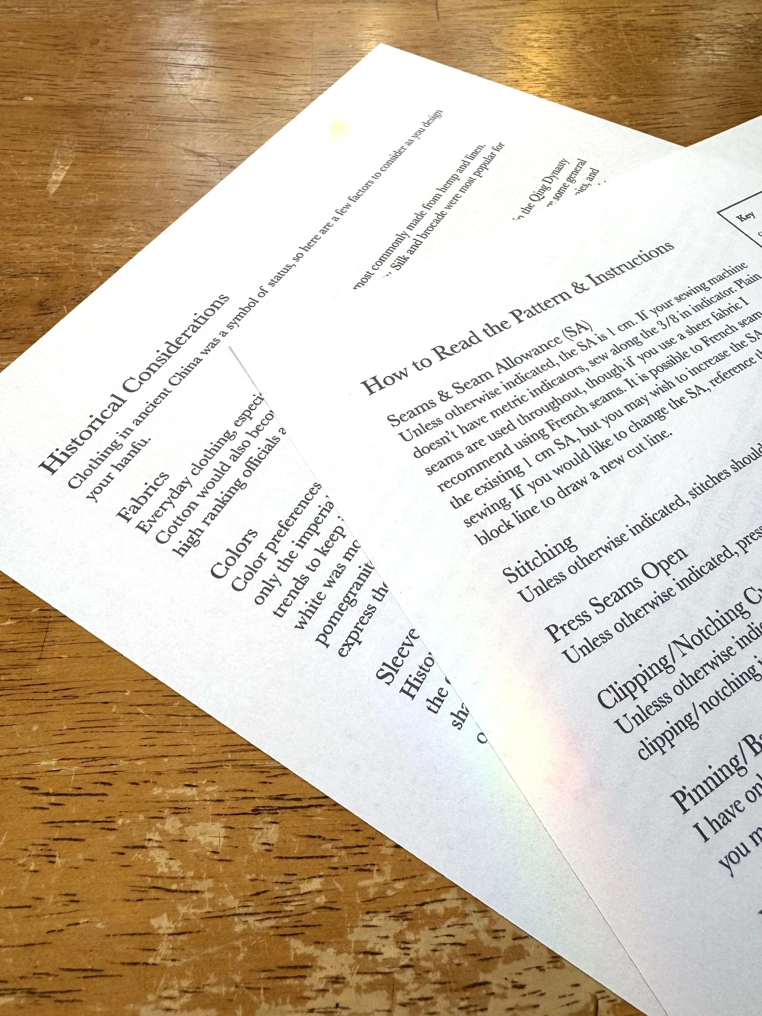 Hanfu Sewing Pattern Shop — Ilia Li