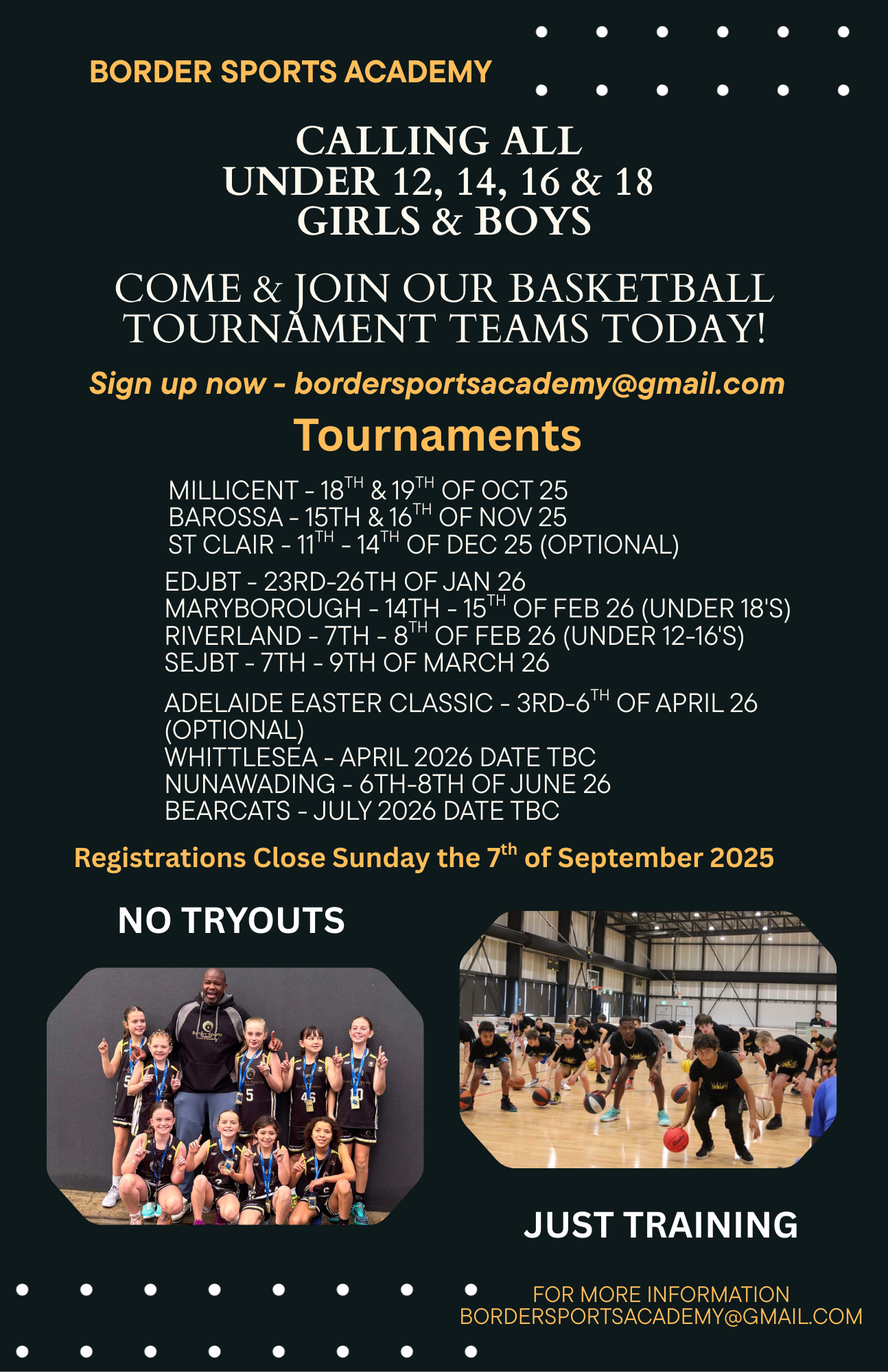 Border Sports Academy, Basketball Skill Development and tournament ...