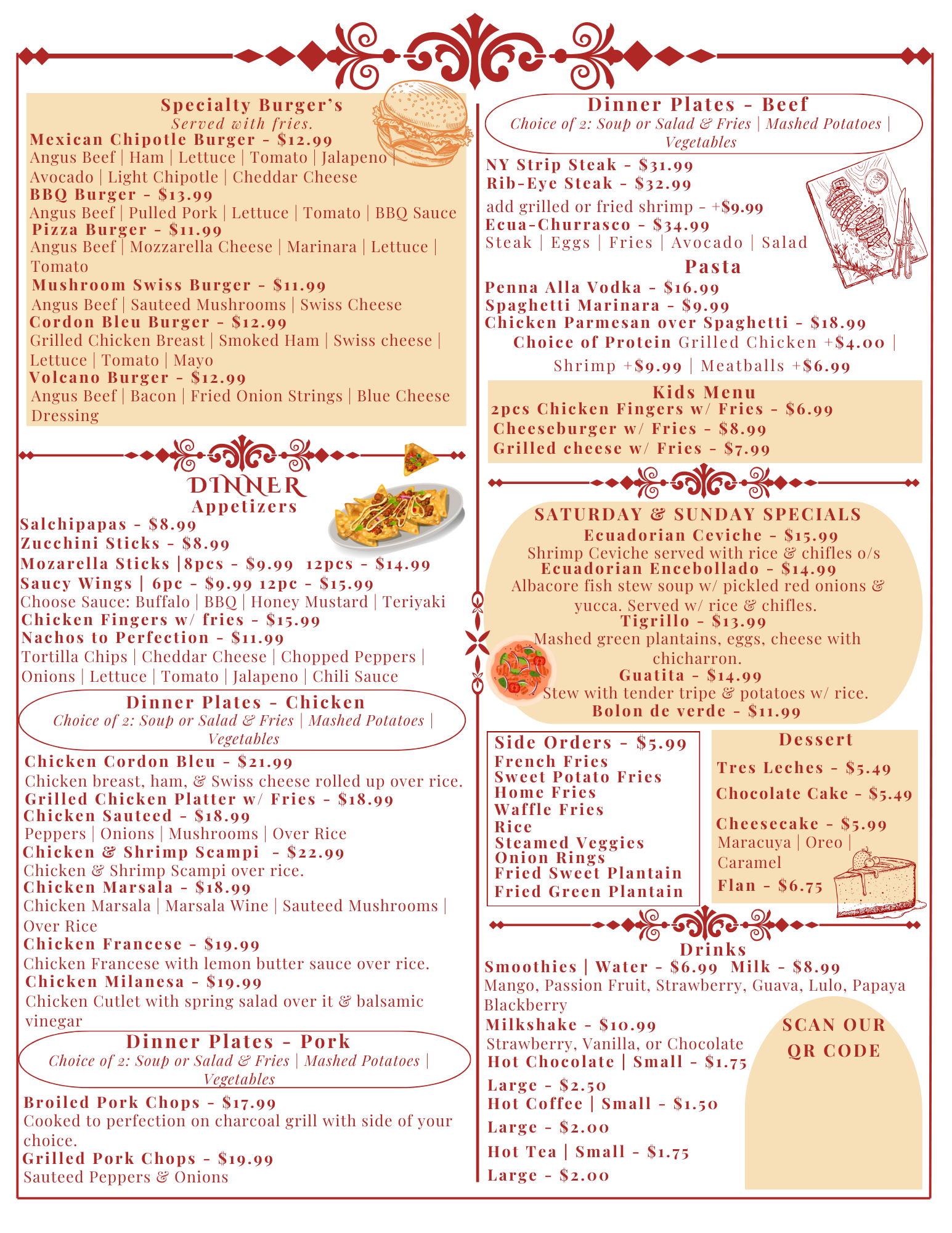 Menu 1 — D'Nolas Grill