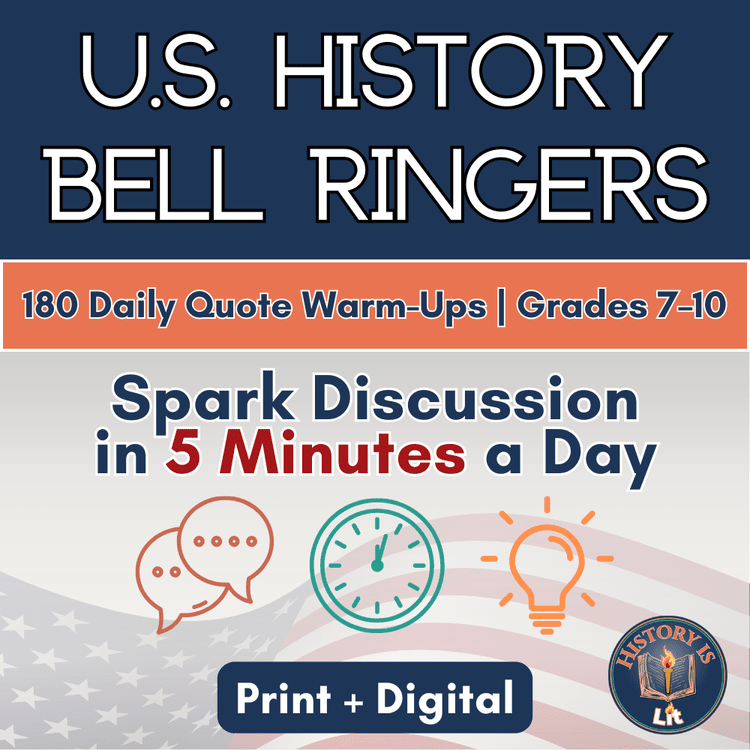 The Beginner’s Guide to Effective U.S. History Bell Ringers & Warm-Ups ...