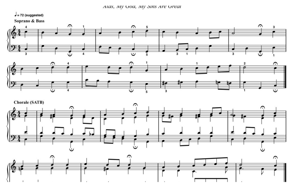 60 Finest Bach Chorales — BachScholar®