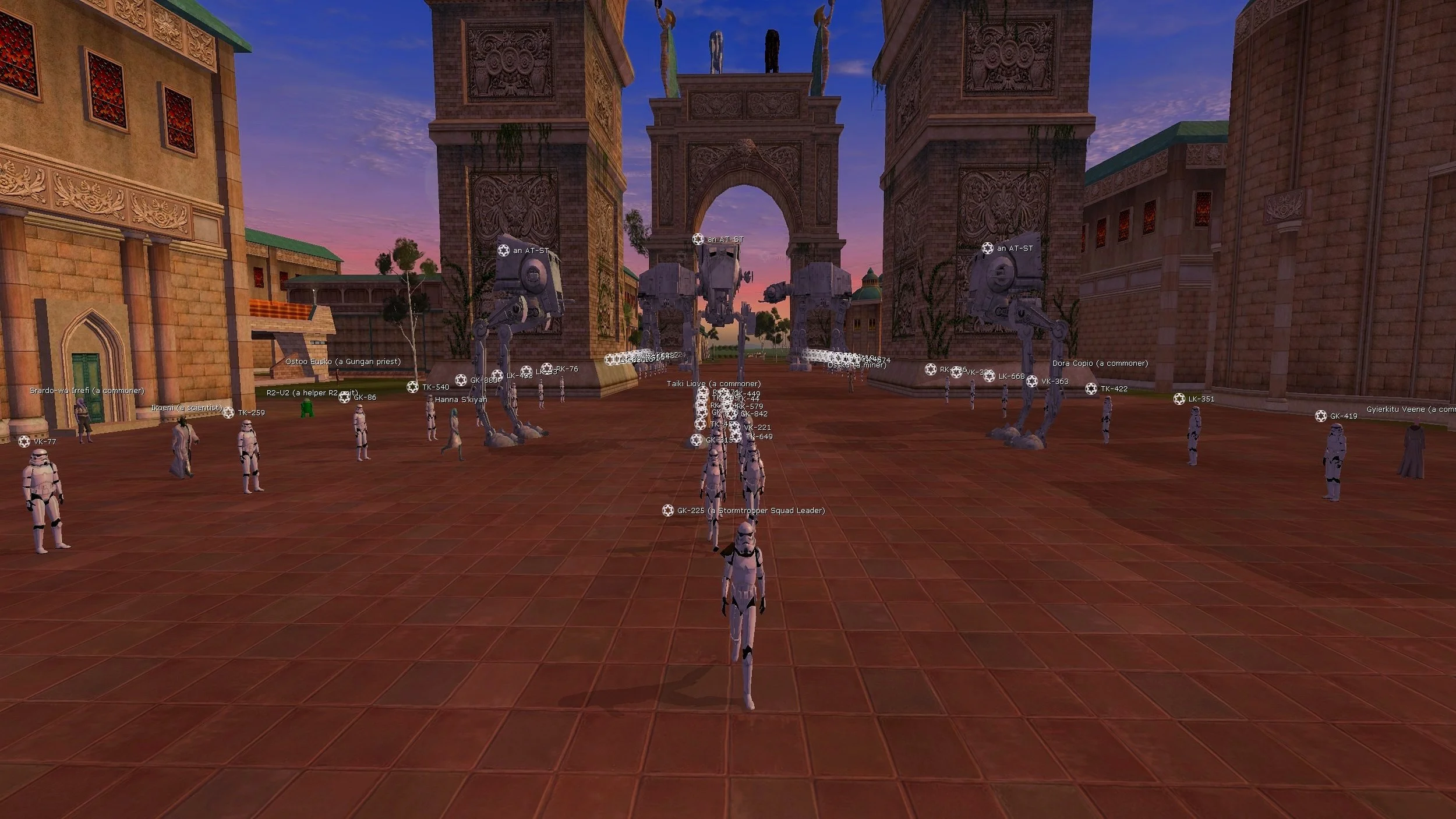 Positions — Star Wars Galaxies New Foundations