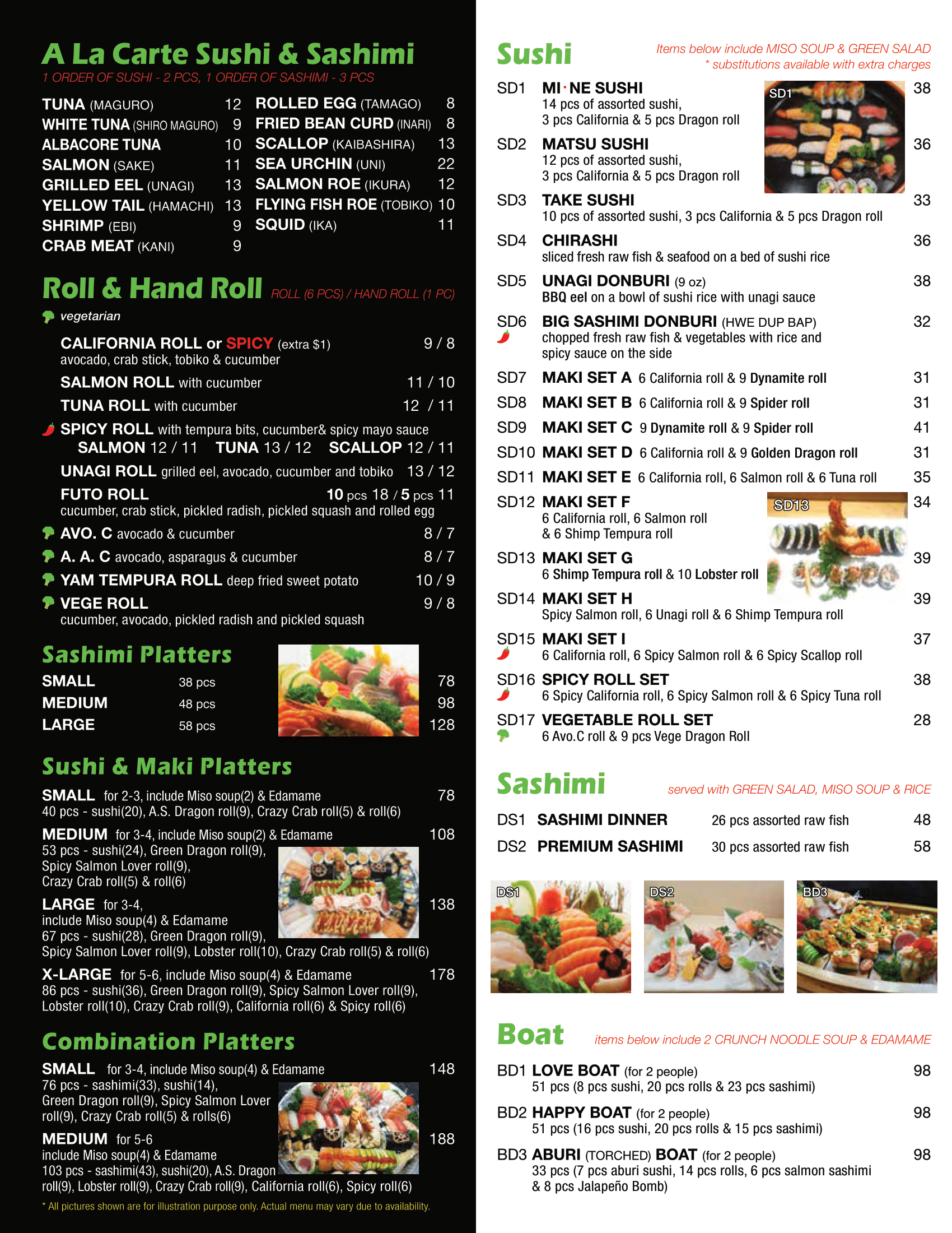 Markham Menus — MI•NE Sushi