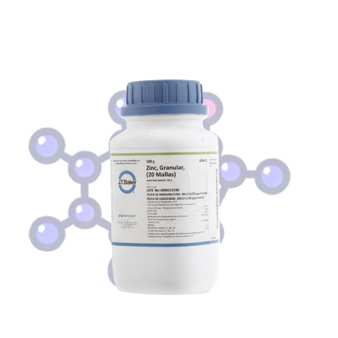 Zinc Granular RA ACS 20 Mallas J.T. Baker | Reactivo Analítico | OS ...