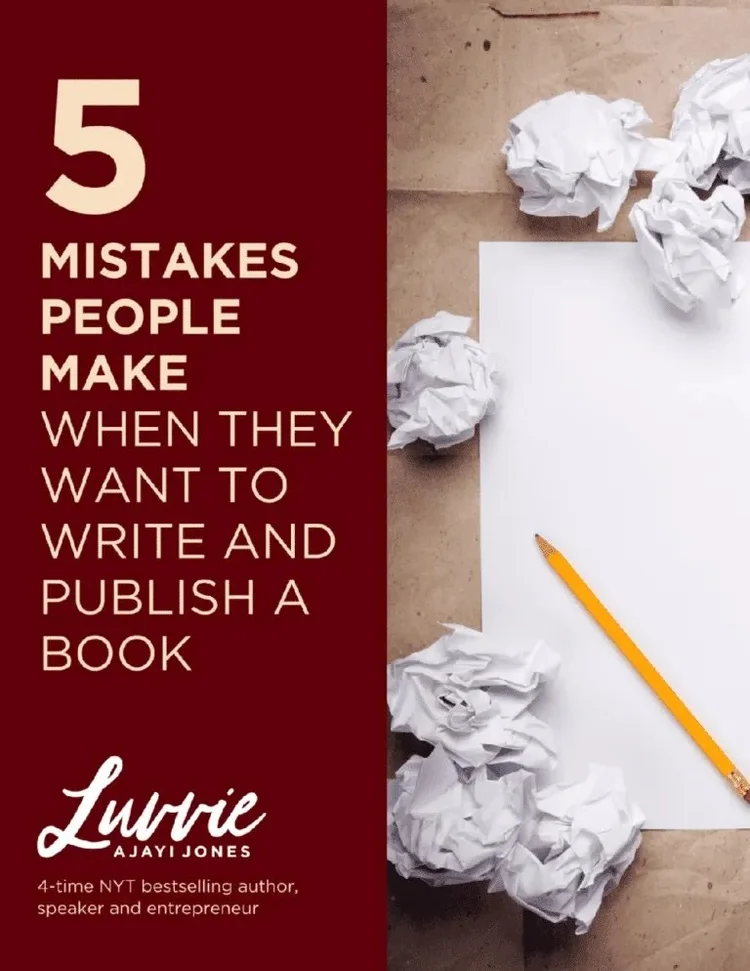 5 Book Mistakes People Make - A Free Guide | The Book Academy — The ...