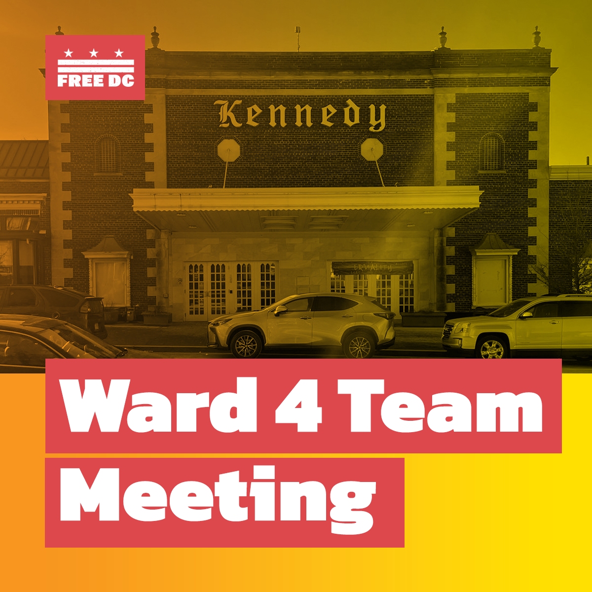 Ward 4 Team Meeting - August — Free DC