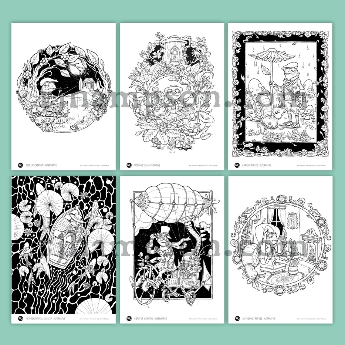 Forest Song - Mini 6 Pack Duplicates — R.J. Hampson