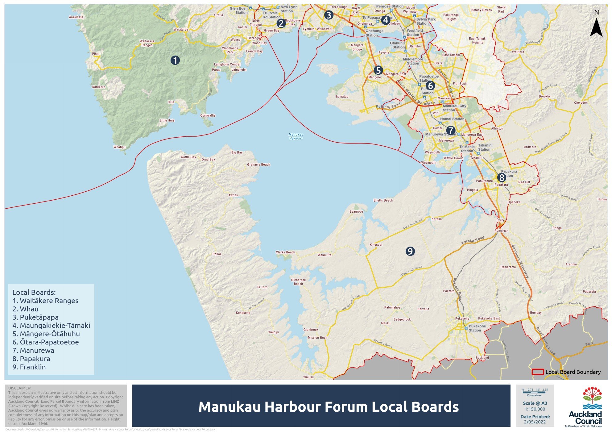 About — Te Manukanuka a Hoturoa . The Manukau Harbour