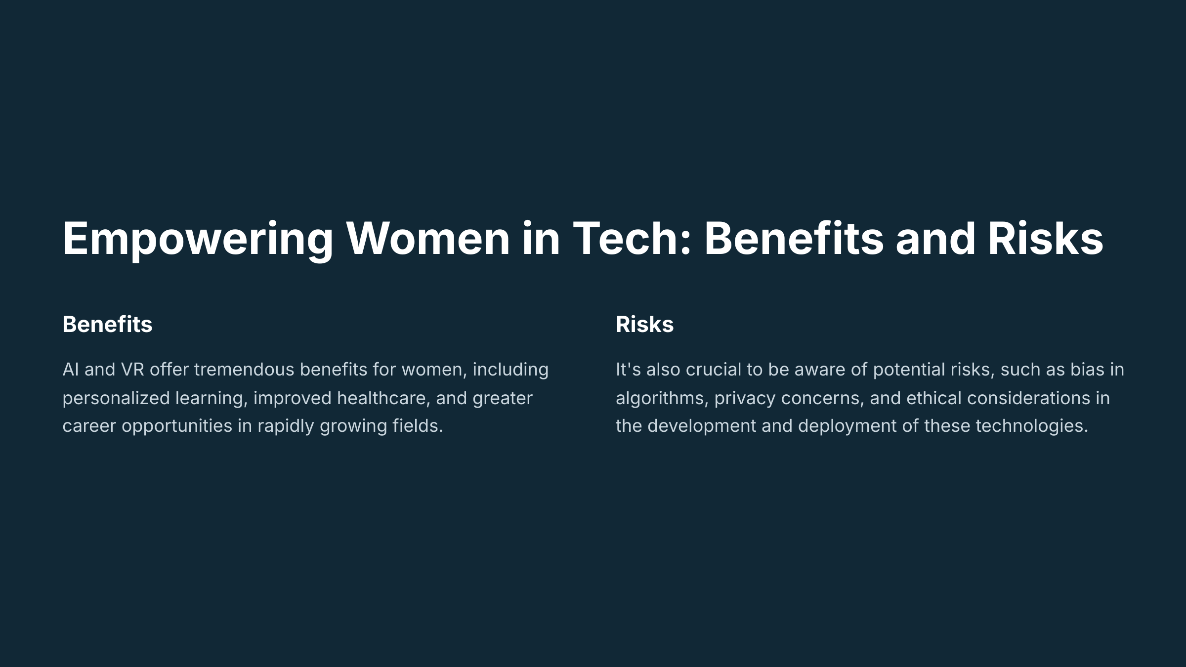 INTRO TO AI/VR FOR SUCCESS — Monique Prince