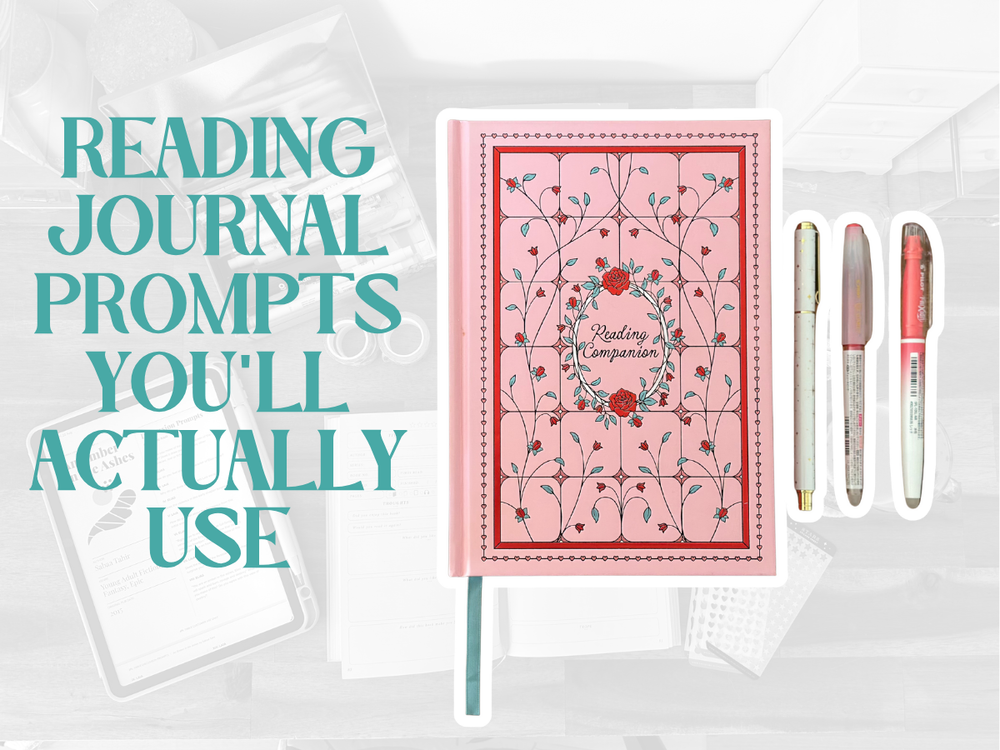 Reading journal prompts that spark reflection (with free printable list ...