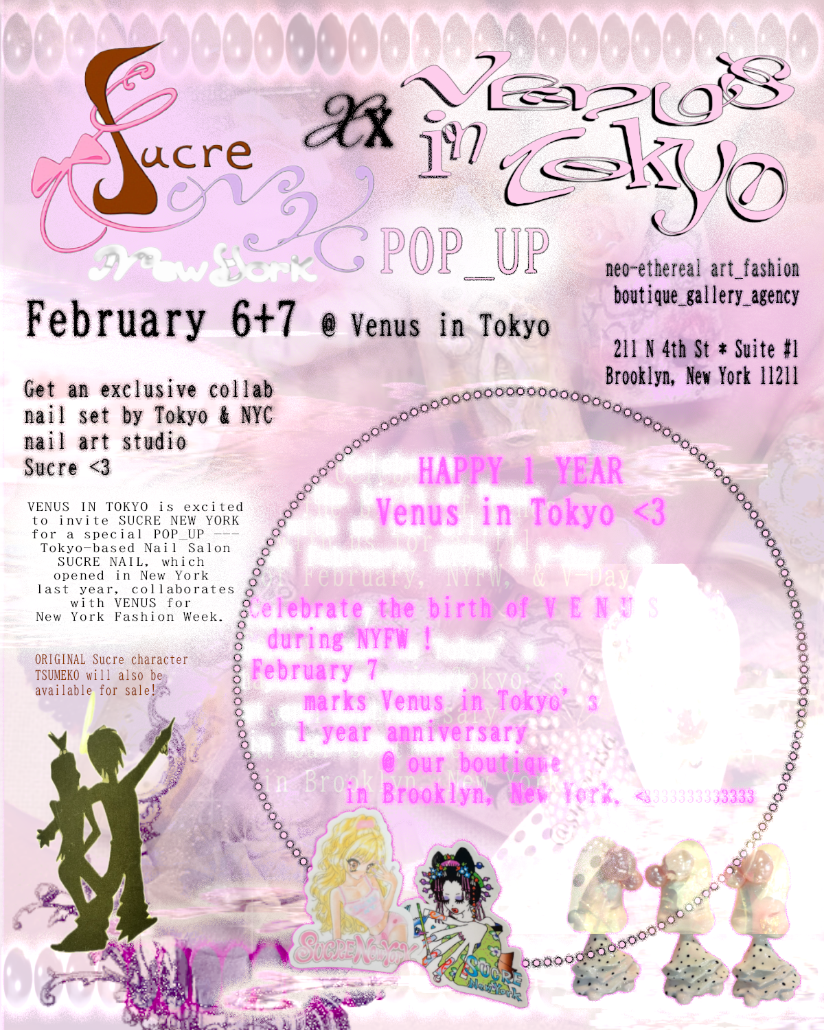 sucre nail x venus in tokyo — Venus in Tokyo