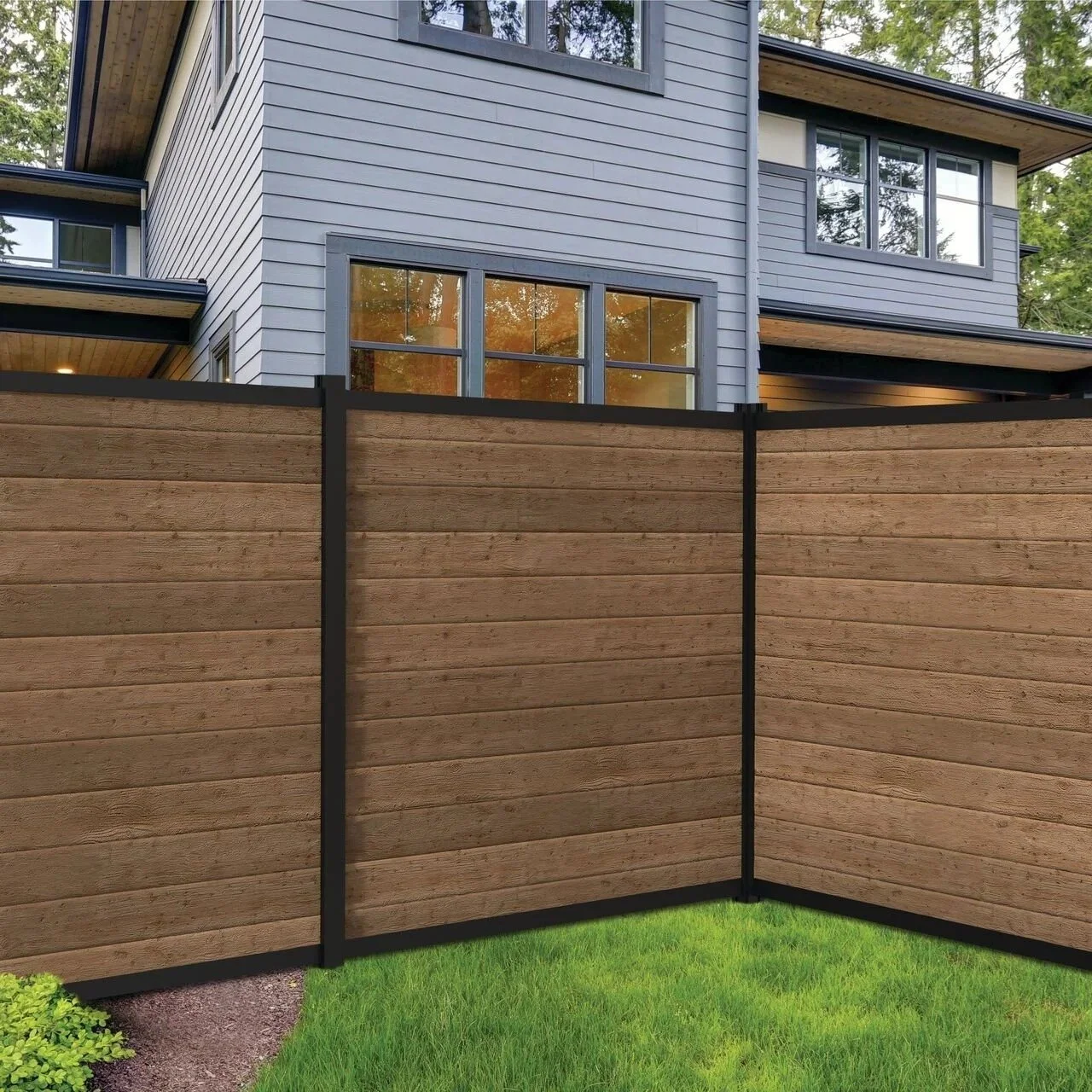 Privacy Fence Manatee County, FL: Wood Fence Installation With Modern ...