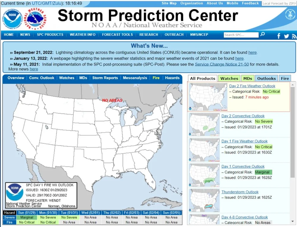 WEATHER RESOURCES — Indiana Storm Chasing Network