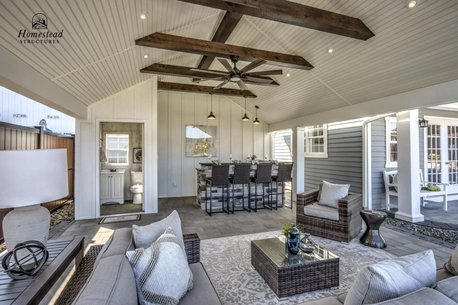 Outdoor Showroom — Homestead Structures