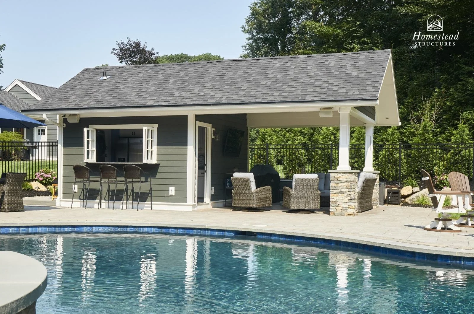 8711 | 14’ x 24’ Avalon Pool House | West Nyack, NY | Enhance Your ...