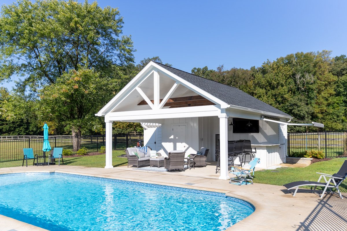 Luxury Custom Pool Houses & Cabanas — Homestead Structures
