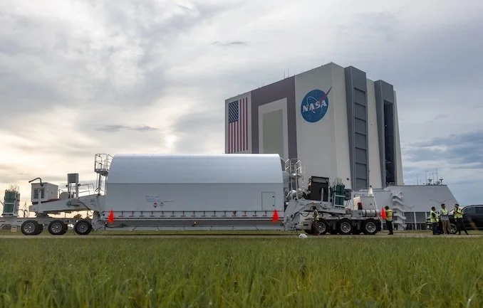 NASA Roman Space Telescope Arrives in Florida Ahead of Falcon Heavy ...