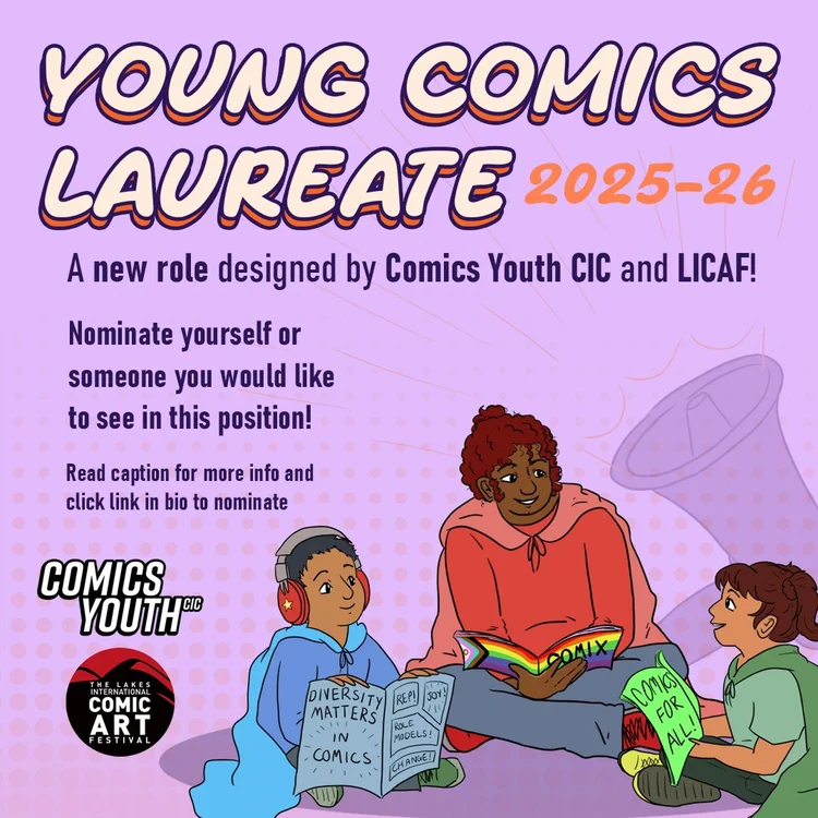 Comics Youth Launches the UK’s First Young Comics Laureate to Champion ...
