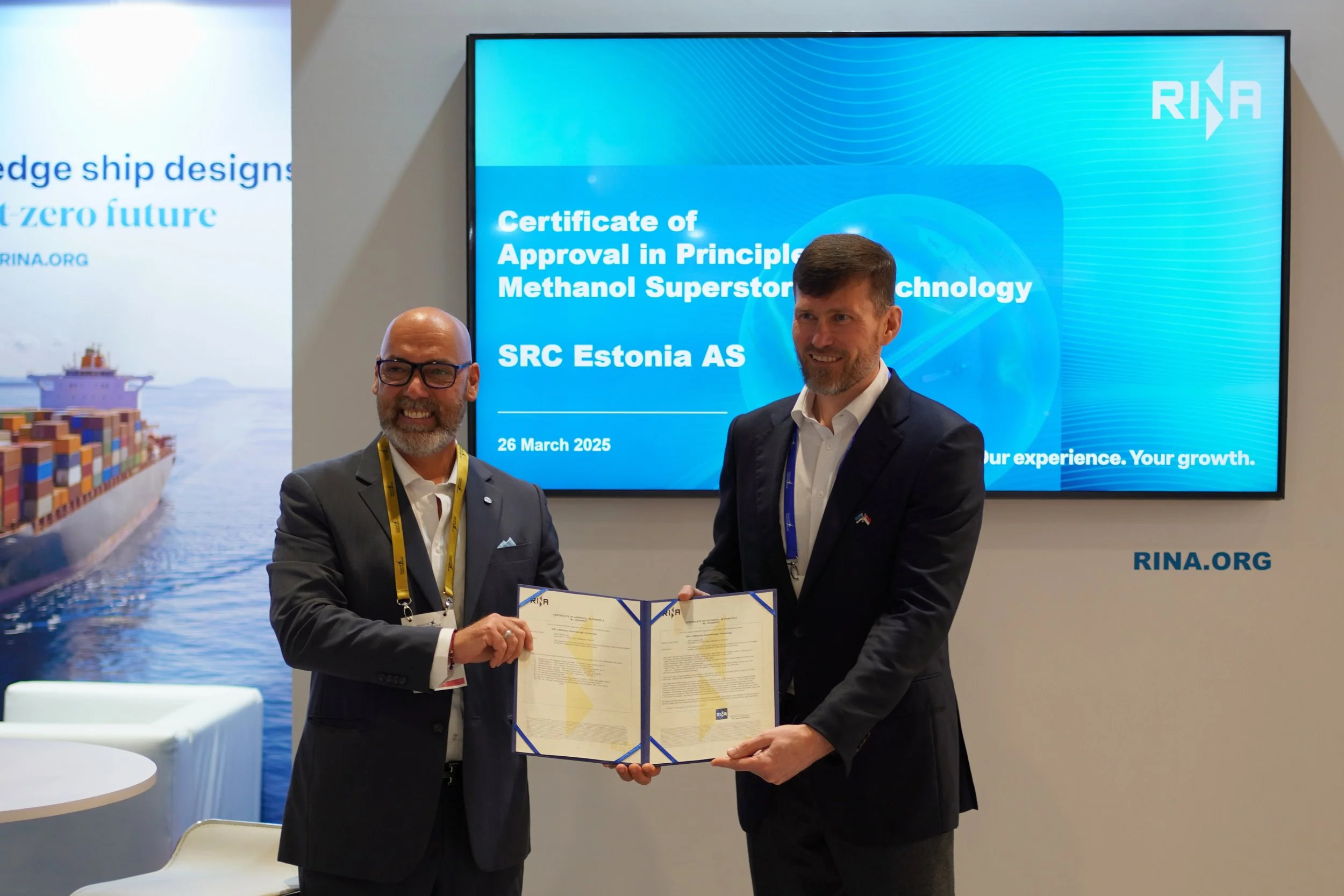 RINA Approval in Principle confirms acceptance of Methanol Superstorage ...