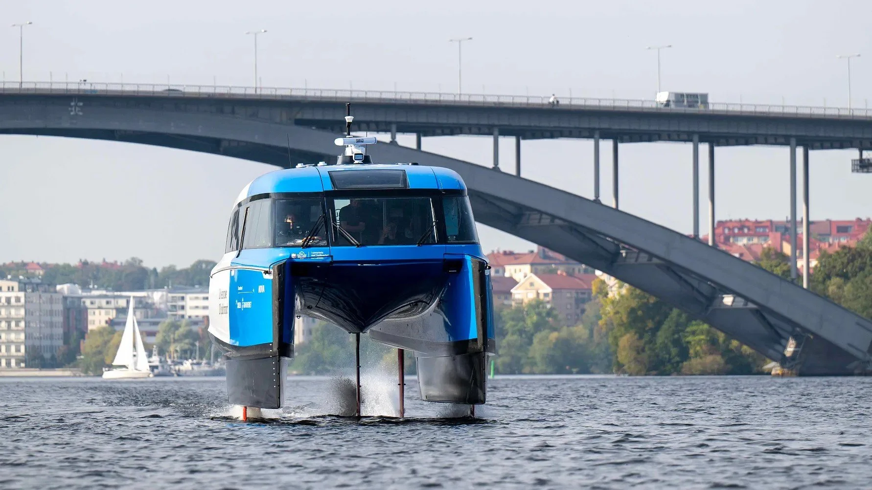 World’s first electric flying ferry service a success – Stockholm ...