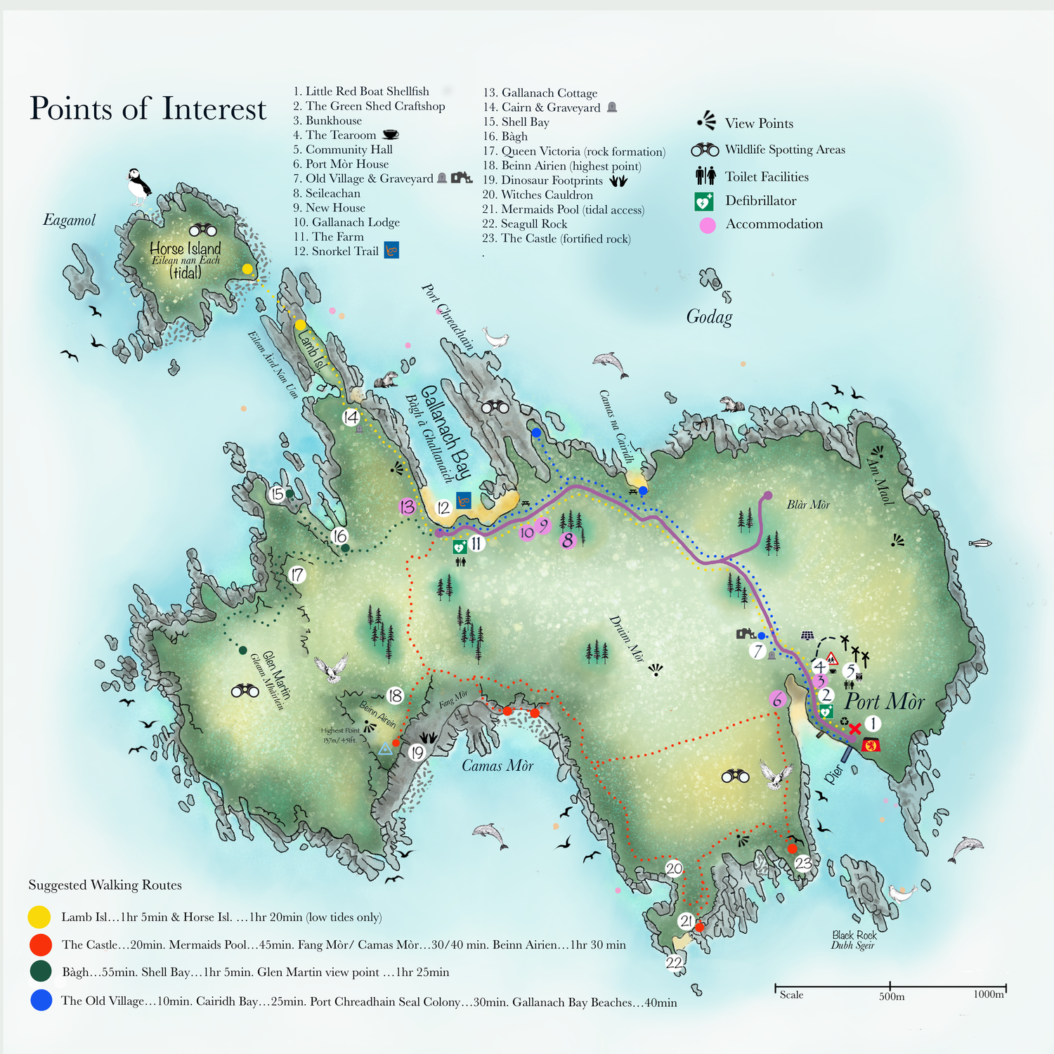 Map | Explore Muck Today — ISLE OF MUCK