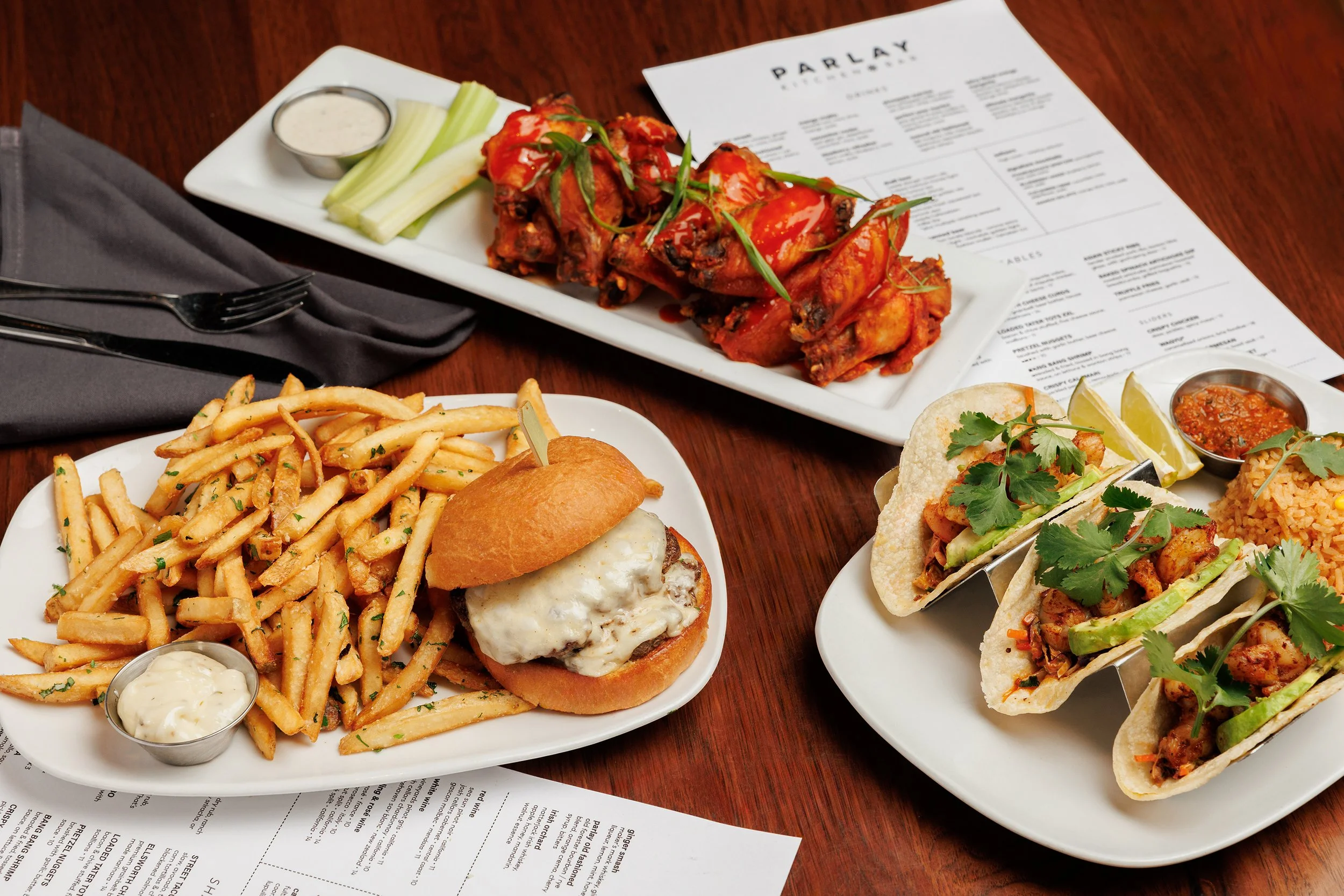 Main Menu — Parlay Website