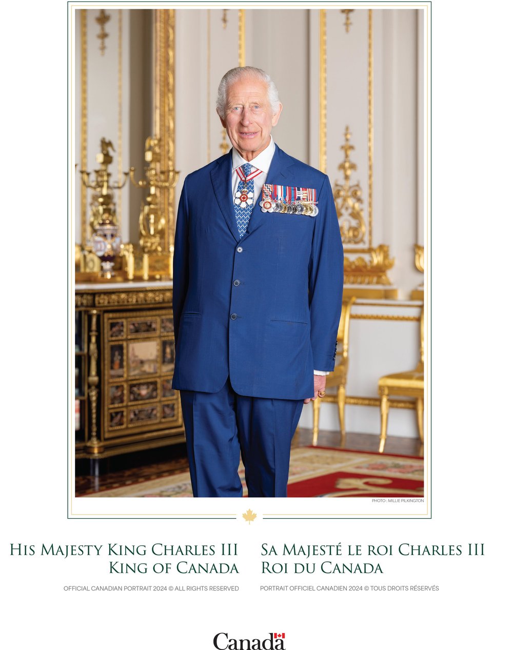 Portrait of The King — Lieutenant Governor of Saskatchewan