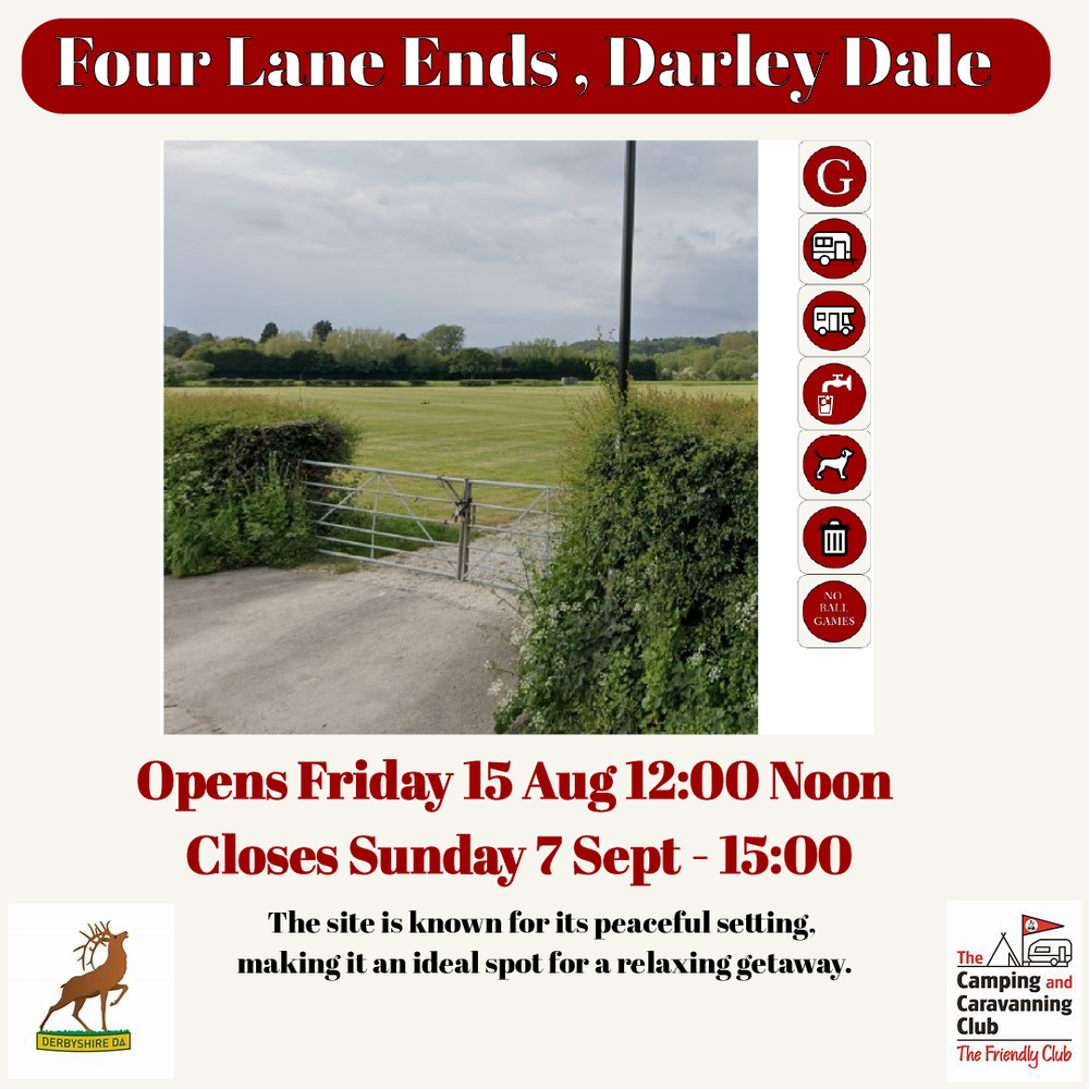 Four Lane Ends, Darley Dale (Aug - Sept) — Derbyshire DA — Derbyshire DA
