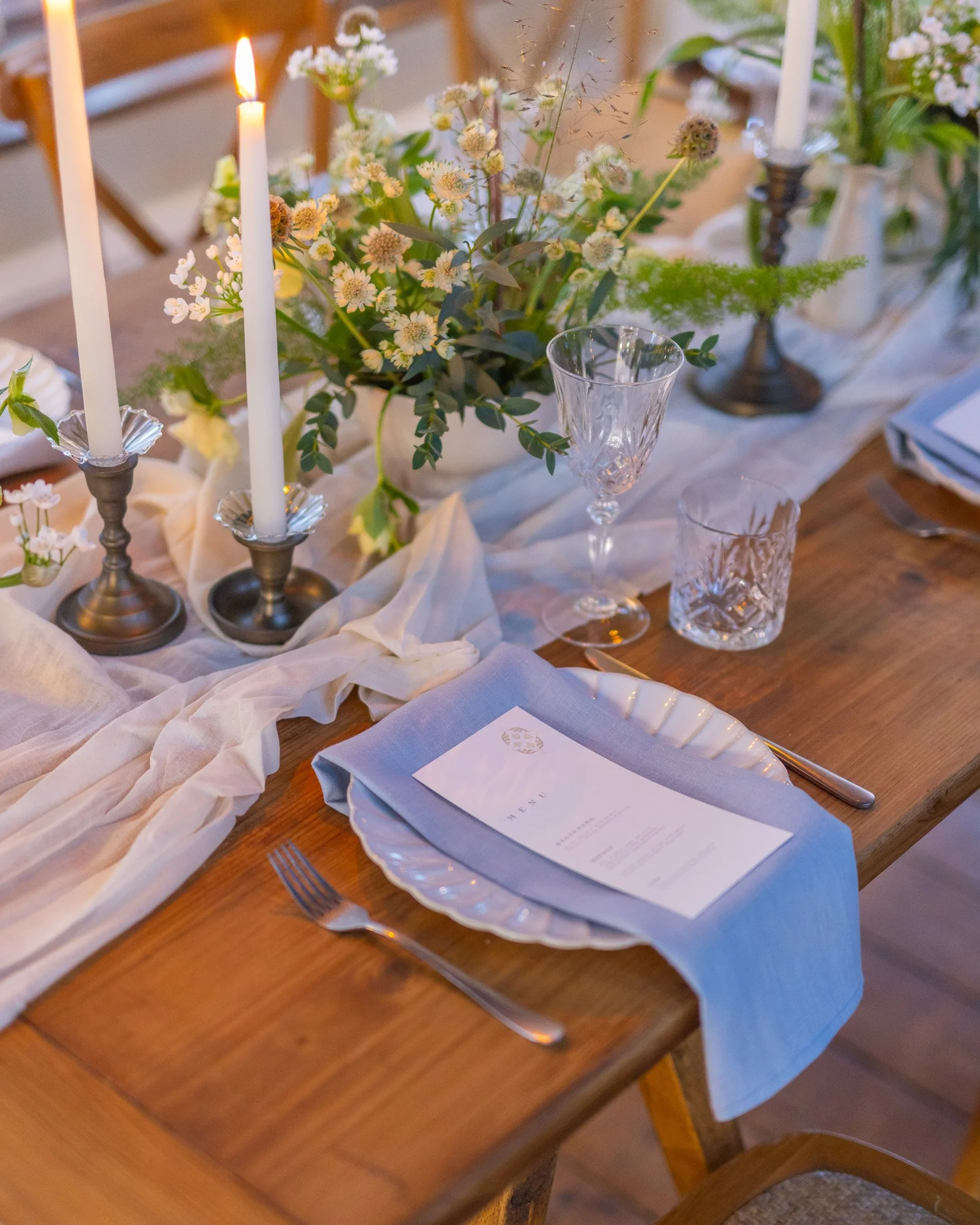 Muslin Table Runners — The Knotted Napkin Co.