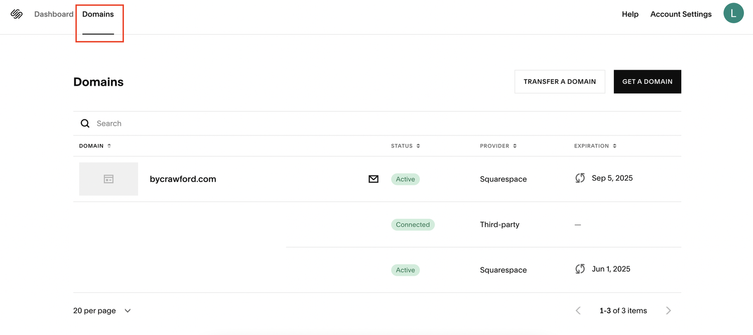How to Change DNS Records on Squarespace — by Crawford