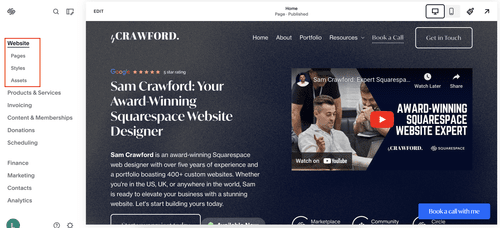 Squarespace Menu System Explained — by Crawford